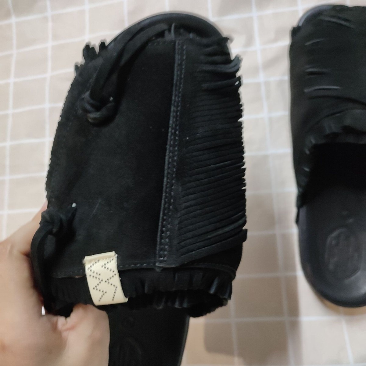 visvim christo shaman folk sandals L/43-44 size black new visvim christo shaman folk sandals L/43-44 size black new