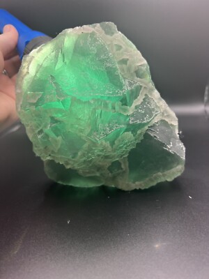 Large Bright Green Fluorite Crystal Mineral Specimen | eBay