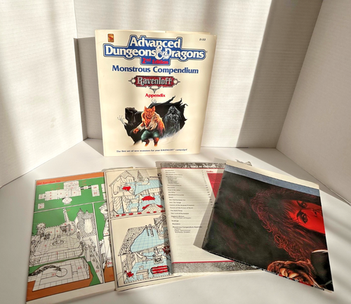 🦇 AD&D 2nd Edition: Ravenloft Monstrous Compendium Appendix (TSR 2122 ...