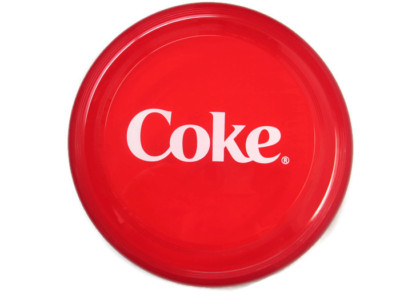 Coca-Cola Red Transparent Plastic Throwing Disc Frisbee | eBay