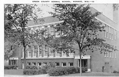 Postcard Early View of Green County Normal School, Monroe, WI. K2 | eBay