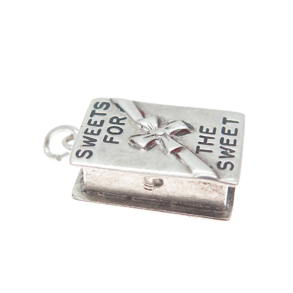 925 Sterling Silver Vintage Sweets For The Sweet Box Minimalist Locket ...