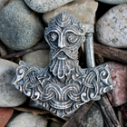 Pewter Thors Hammer Belt Buckle - Dryad Design Norse God Mjolnir Asatru ...