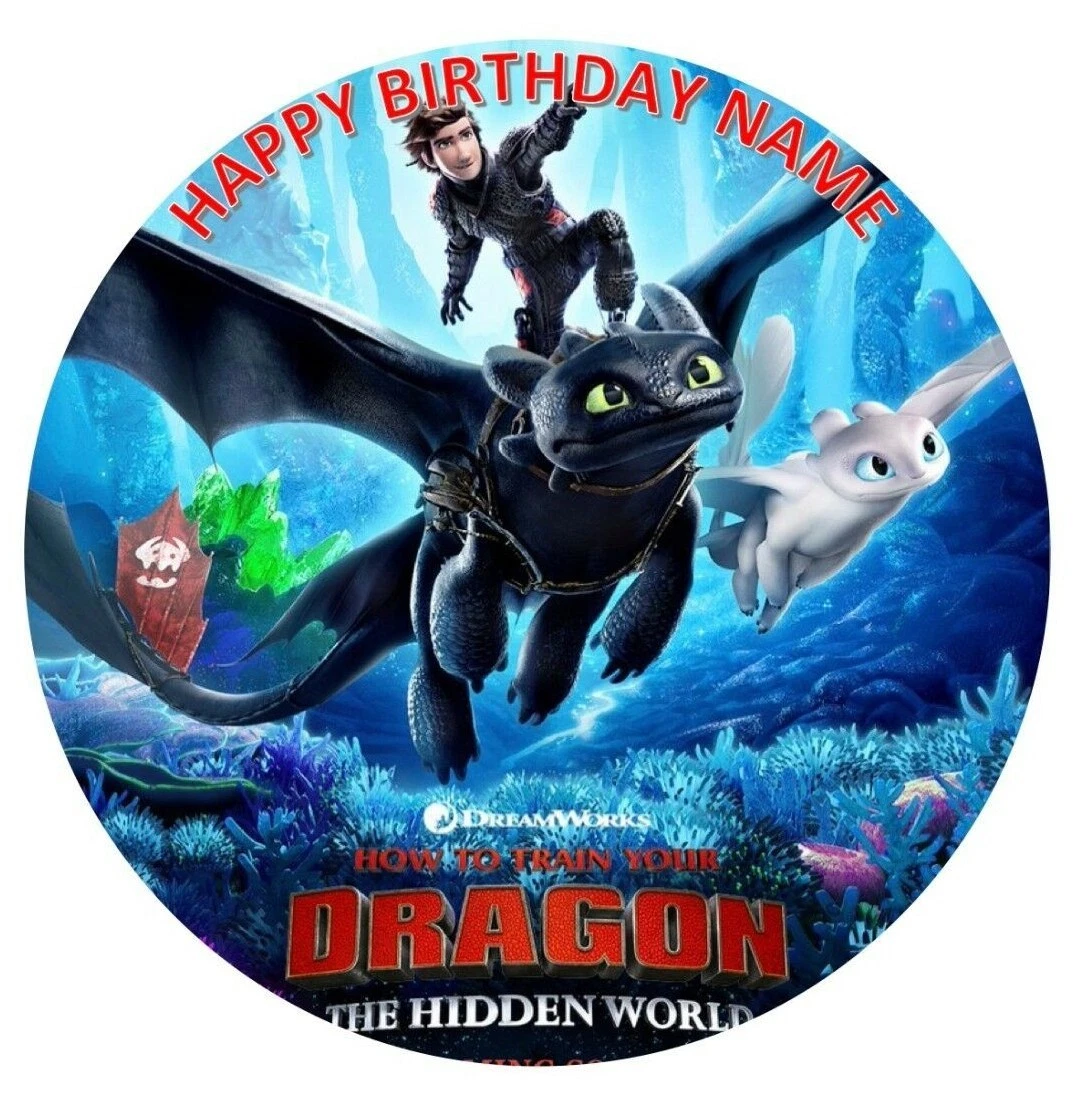 How To Train Your Dragon Edible Cupcake Toppers