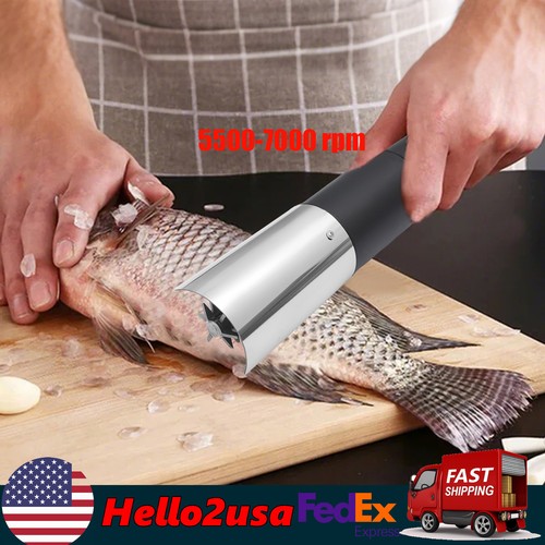 Fish Scaler Scale Scraper Remover Powerful Electric Fish Scaler ...
