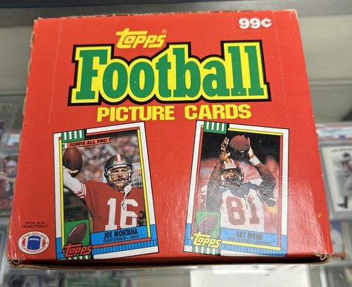 1990 Topps Football Cello Pack Box 24 Packs Unopened | eBay