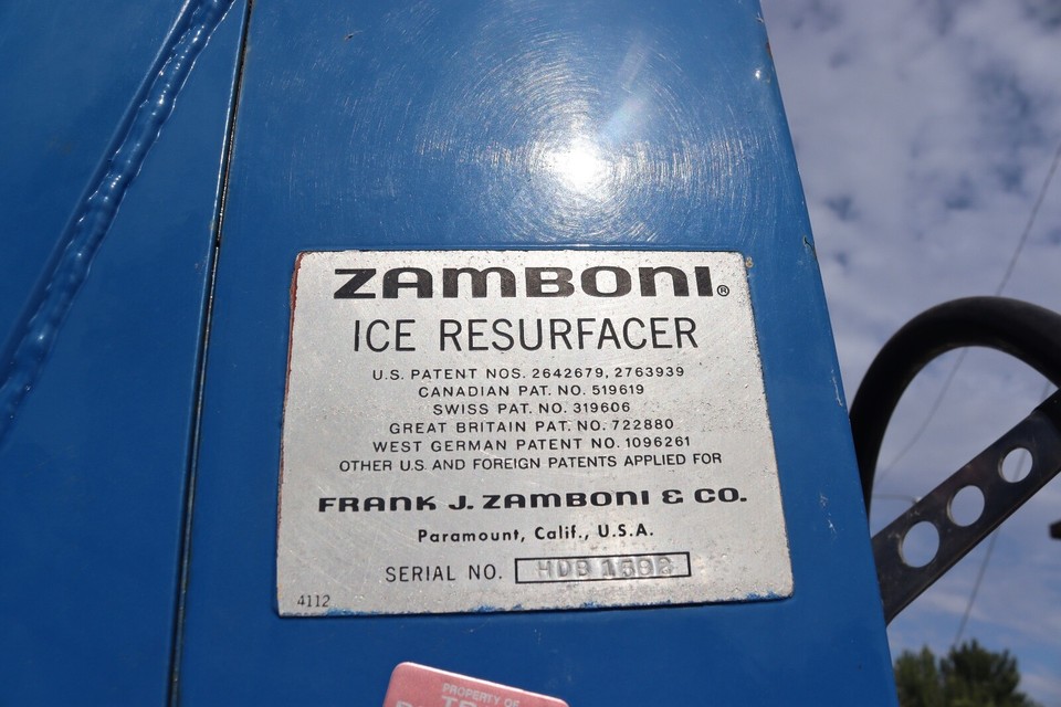 ZAMBONI ICE RESURFACER PROPANE RUNS DRIVES | eBay