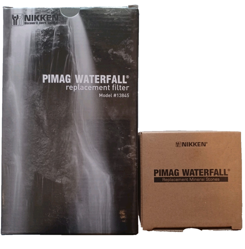 Nikken Pimag Waterfall Replacement Filter #13845 & Stones #13846 . New ...