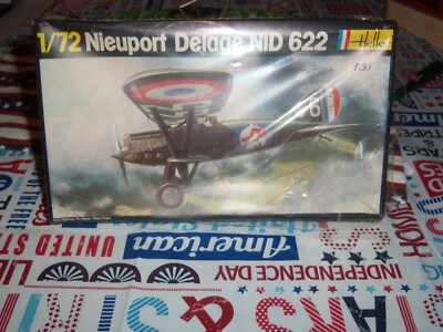 Vintage Nieuport Delage NiD 622 Model 224 Airplane Kit1/72 Heller Factory Sealed | eBay