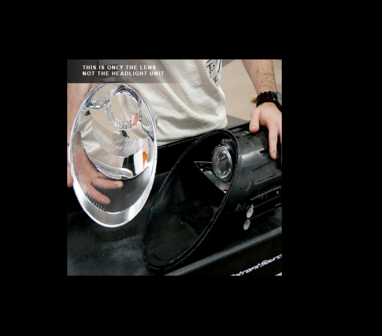 For Mercedes-Benz GLA X156 2018-2020 Headlight Lens Replacement Cover ...