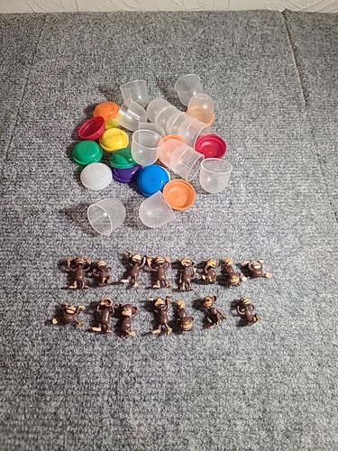 Tiny Monkey Figures Gumball vending Machine toys Lot | eBay