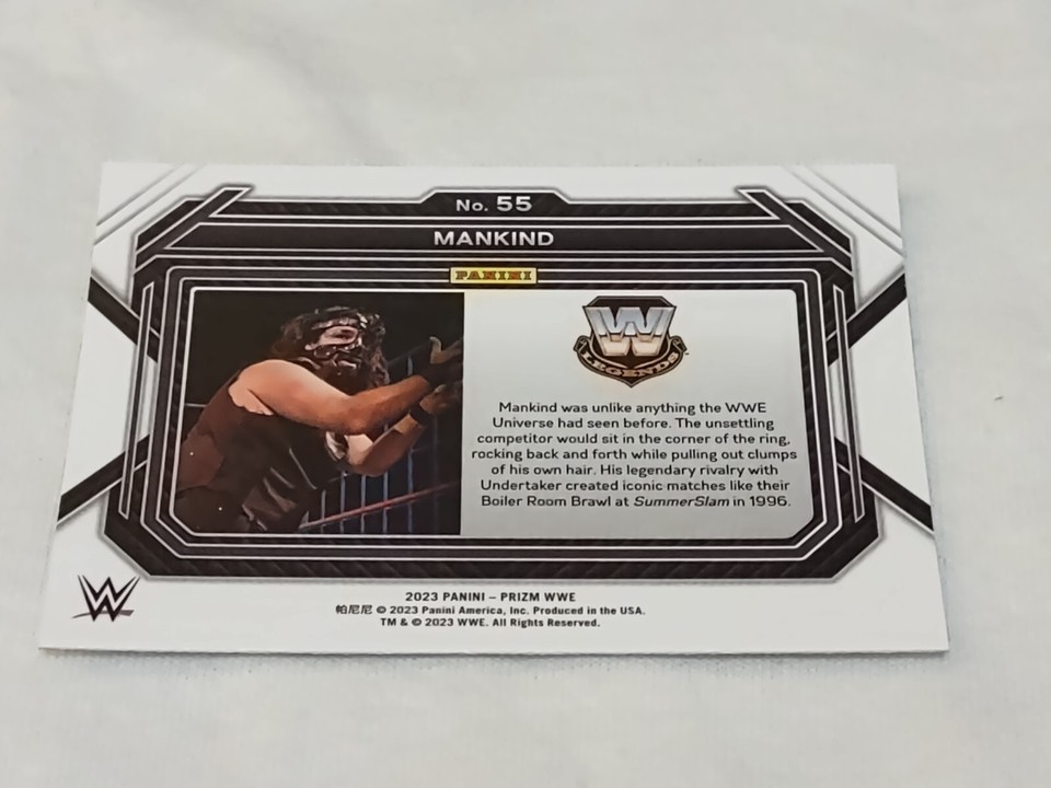 Mankind 2023 Panini Prizm WWE #55 Base Set Hall Of Famer | eBay