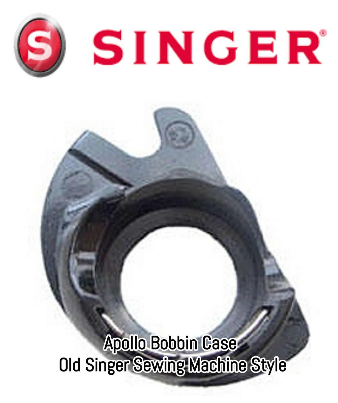 SINGER Sewing Machine - Apollo Bobbin Case Black Old Style - 503 6105 ...