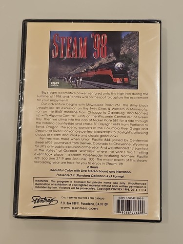 Steam 98 DVD Pentrex Milwaukee Road 261 NEW SEALED | eBay