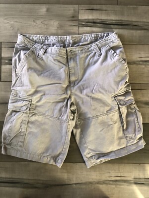 De Facto Men Cargo Bermuda Shorts - Light Gray Size: 40 - P14 | eBay