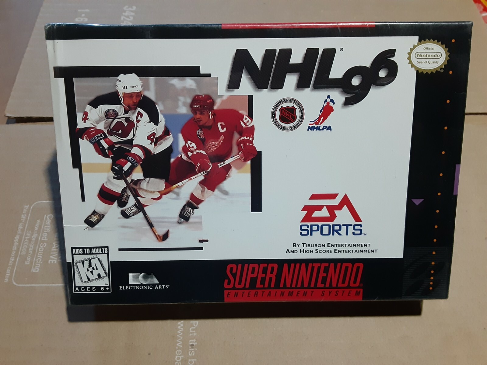 NHL 96 (Super Nintendo Entertainment System, 1995) for sale online | eBay