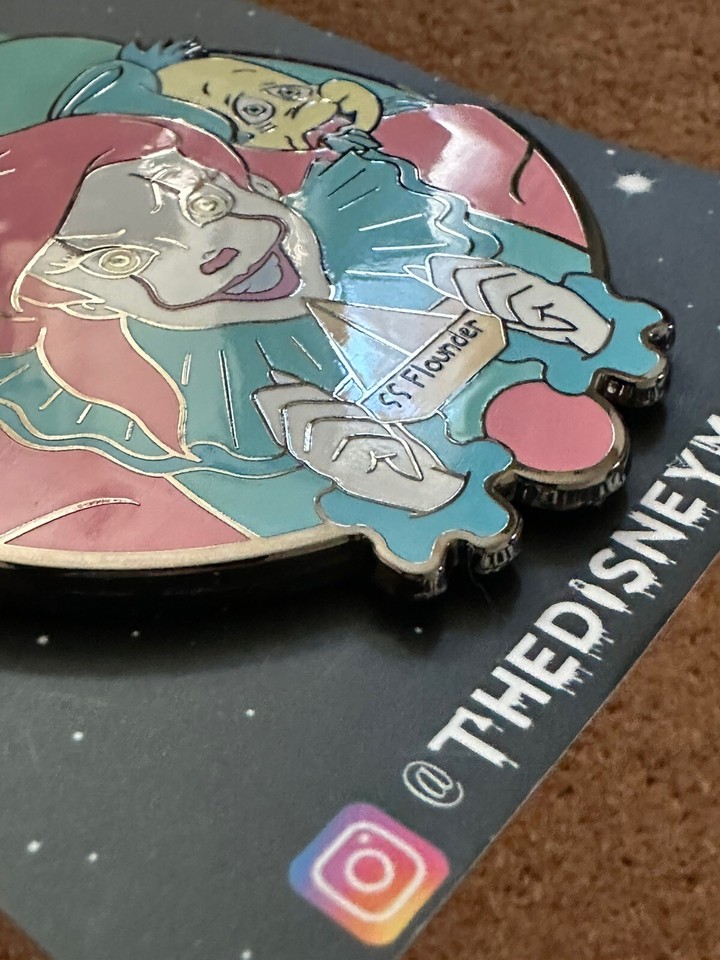 Ariel Pennywise IT Pastel SOADA Fantasy Pin DisneyMonster Magically ...