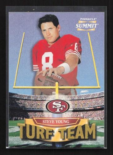 1996 Pinnacle Summit - Turf Team #4 Steve Young /4000 for sale online ...