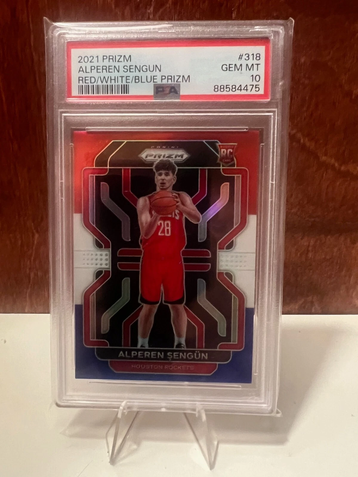 Alperen Sengun 2021 Prizm #318 Red White Blue PSA 10 Price Guide ...