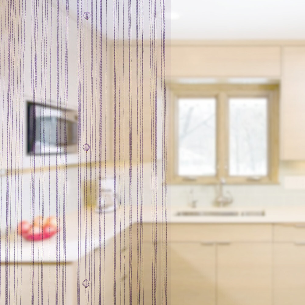 Decorative String Curtain Beads Wall Panel Fringe Room Door Window ...