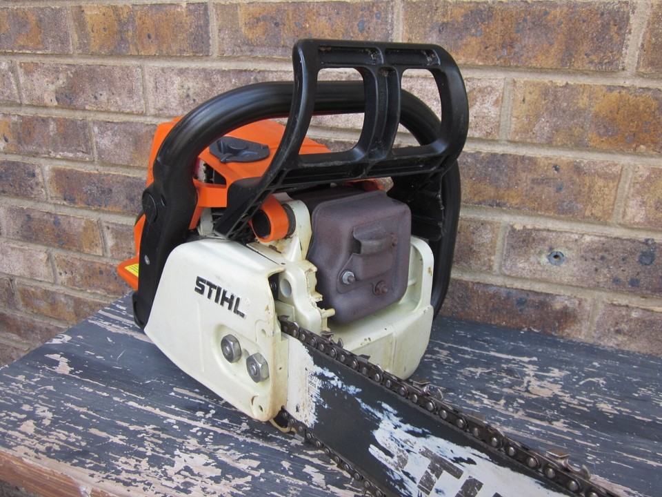STIHL MS390 CHAIN SAW 22" BAR & CHAIN W/ HARD CASE RUNS PERFECT CLEAN ...