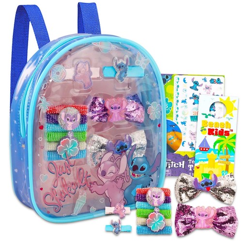 Lilo and Stitch Hair Accessories Set - 10 Pc Stitch Hair Bundle with ...