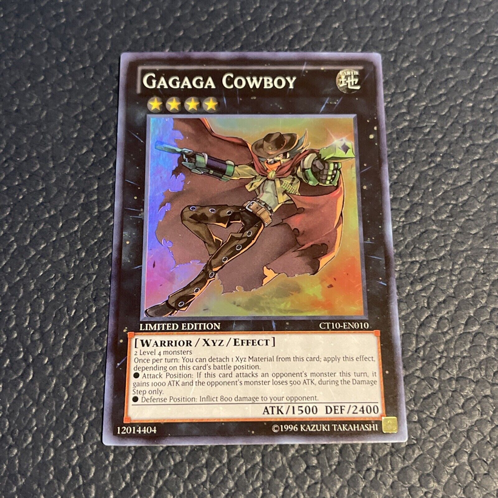 ( GAGAGA COWBOY ) - Super Rare - CT10-EN010 - Limited - NM - Yu-Gi-Oh Mega Tin | eBay