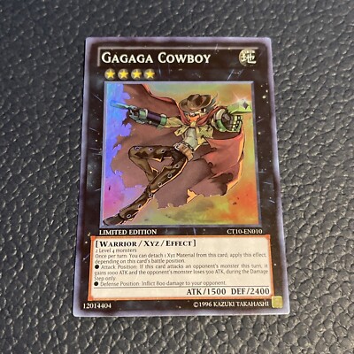( GAGAGA COWBOY ) - Super Rare - CT10-EN010 - Limited - NM - Yu-Gi-Oh ...