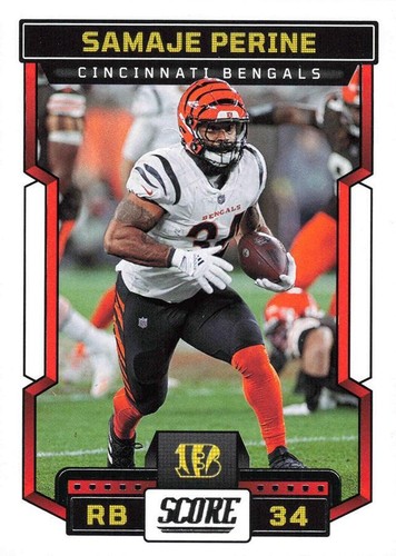 2023 Score #201 Samaje Perine Team: Cincinnati Bengals | eBay