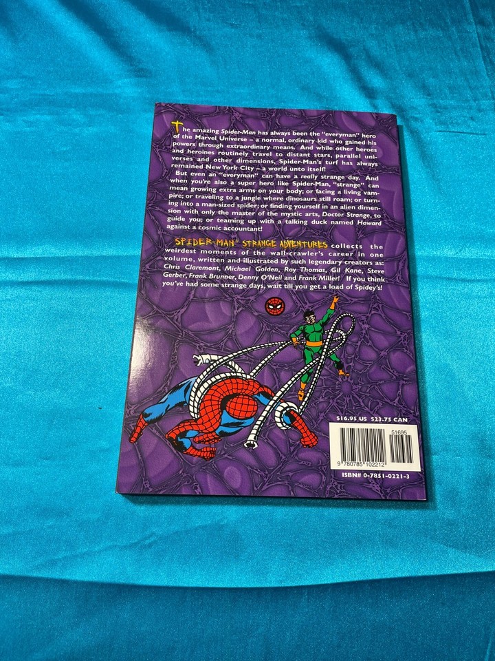 SPIDER-MAN : STRANGE ADVENTURES, TPB, 1996, 7x10" VERY FINE CONDITION ...