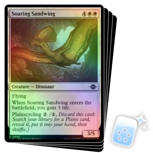 FOIL SOARING SANDWING X4 The Lost Caverns Of Ixalan LCI Magic MTG MINT CARD | eBay