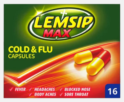 2xLemsip Max Cold & Flu Caps 16's | eBay UK