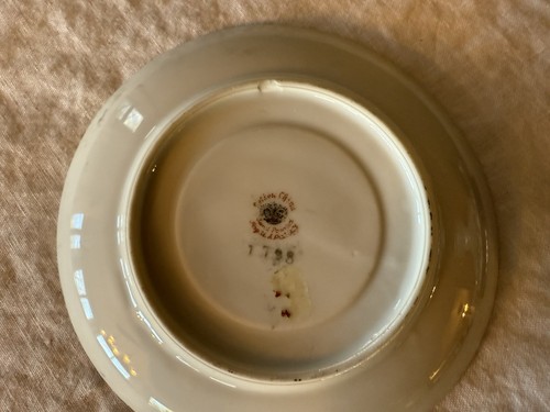 Lefton China -Pattern 1798 -Footed Demitasse Cup, Saucer -Hand Ptd ...