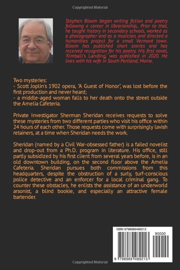 Stephen C Bloom Ragtime at the Amelia: A Sherman Sheridan Investigation ...