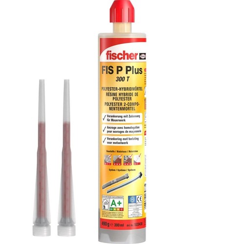 Fischer FIS P Plus 300T Polyester Hybrid Resin Mortar Chemical Fix ...