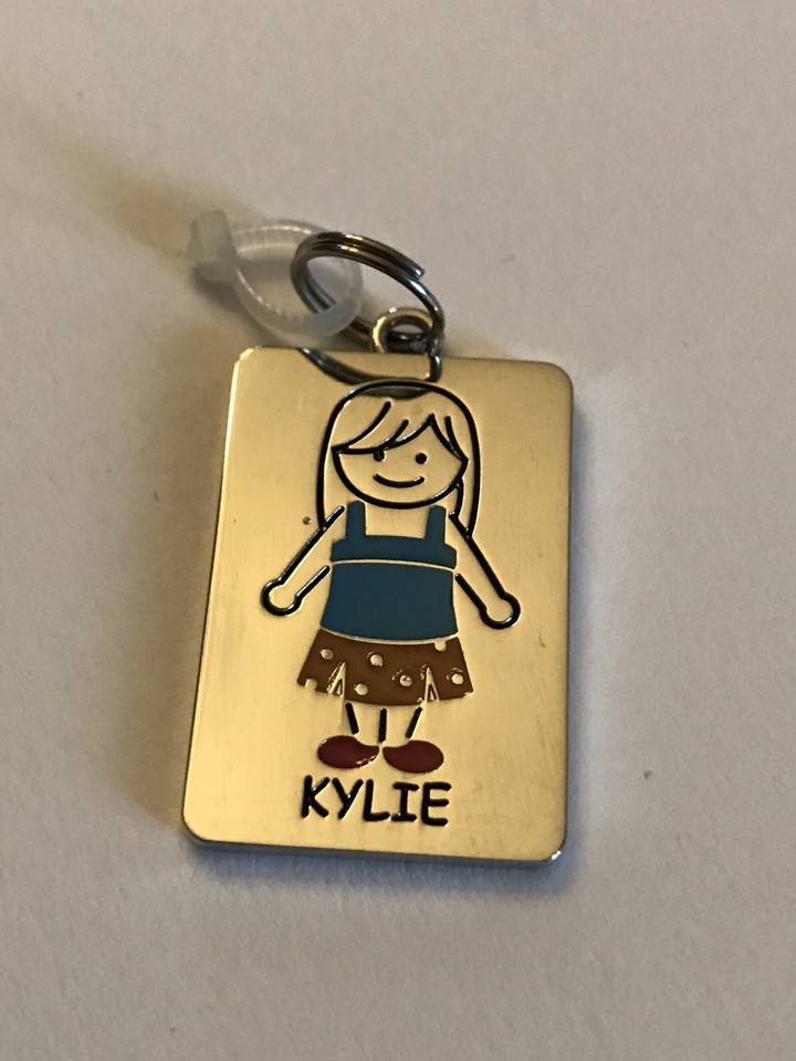 GANZ Kids Name Tag Charm ID Backpack Pull GIRLS NAMES A-Z plus Blanks ...