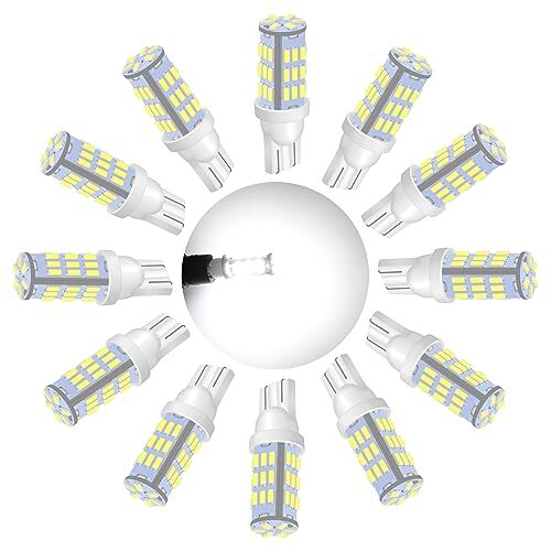 JEFLYM White 6000K c921 LED RV Bulbs 921 912 RV Trailer Camper Boat 12 ...