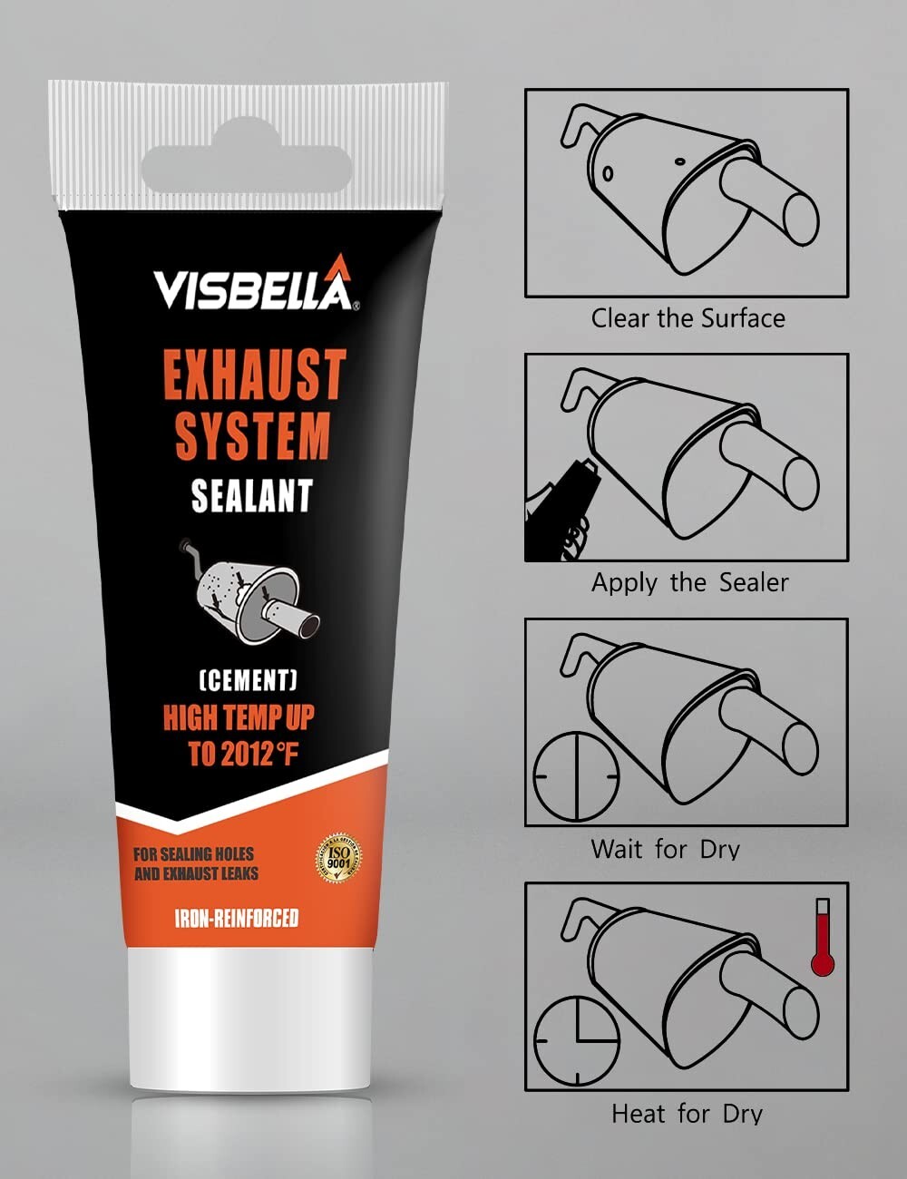Visbella 75g Auto Vehicle Exhaust System Sealant Strong Putty Paste for Car | eBay UK
