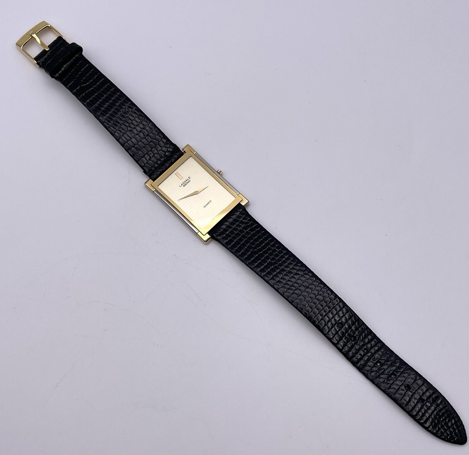 Vintage Seiko Lassale Ultra Thin Gold Tone Watch 6730-6059 W/ Papers Excellent | eBay