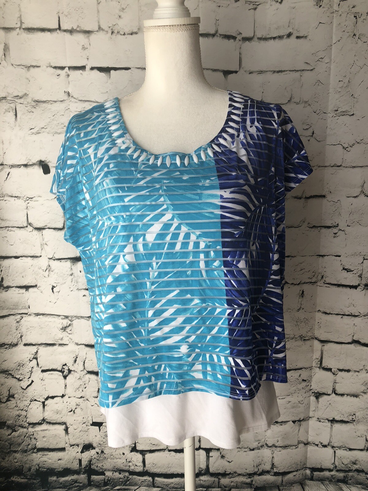 RUBY RD PL Top Stretch Tank And Overlay One Piece Emb… - Gem