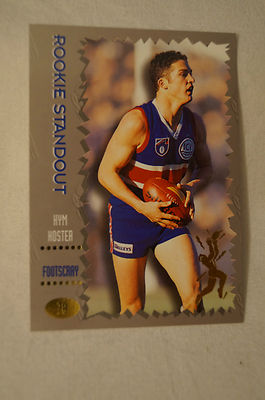 FOOTSCRAY - Rookie Standout Card - Football Card - Kym Koster | eBay ...