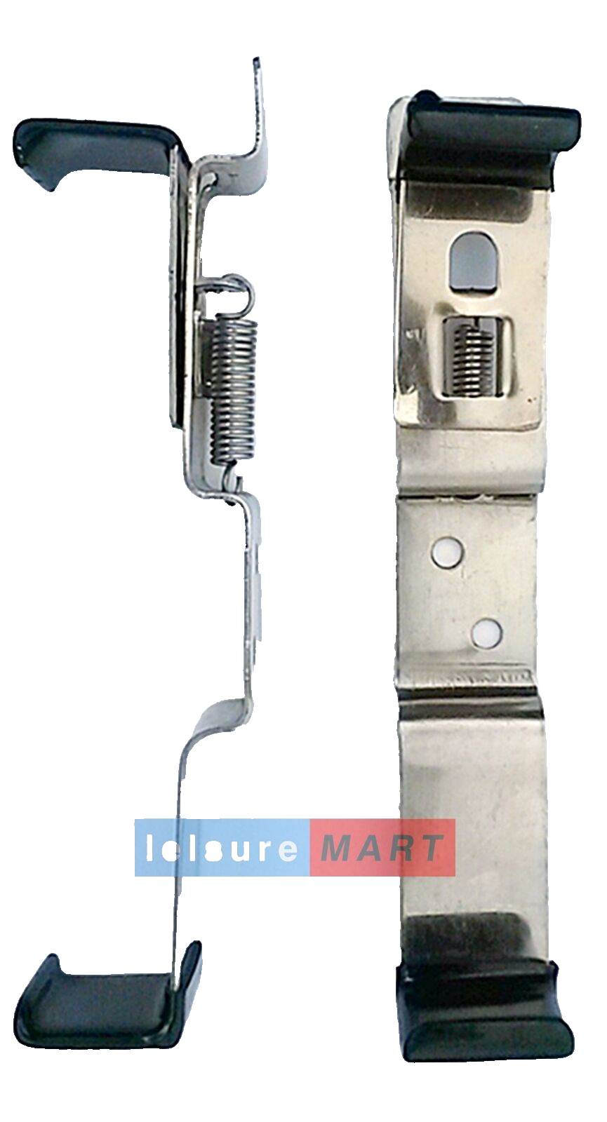 A Pair of Trailer Lighting Board Spring Loaded Mounting Holders Clips ...