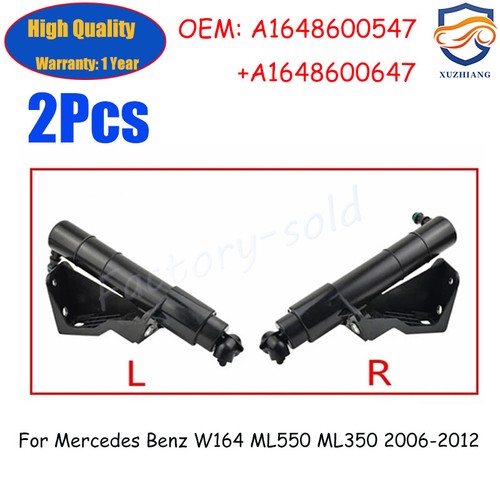 2pcs Headlight Washer Nozzle Spray Jet For Mercedes Benz GL450 4MATIC ...