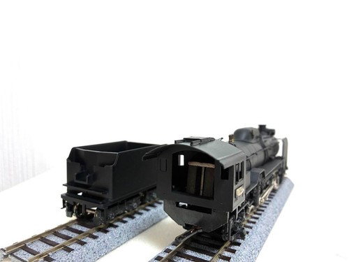 Ho Scale D51 Steam Locomotive Tenshodo (Adachi) Brass Model Train ...