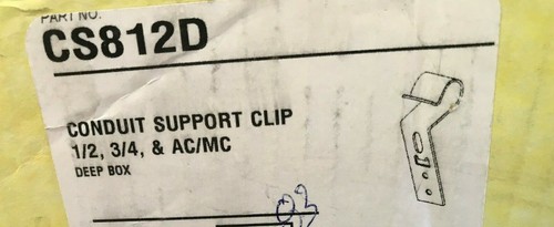 CS812D NVENT CADDY Conduit Support Clip Spring Steel QTY of 1 2nd FREE ...