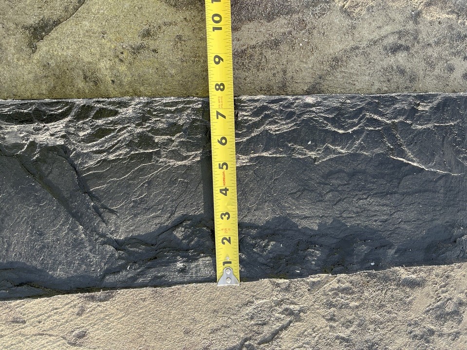 1 Concrete Cement Slate Stone Step Stair pool Liner Edge Form Mold 7.5 ...