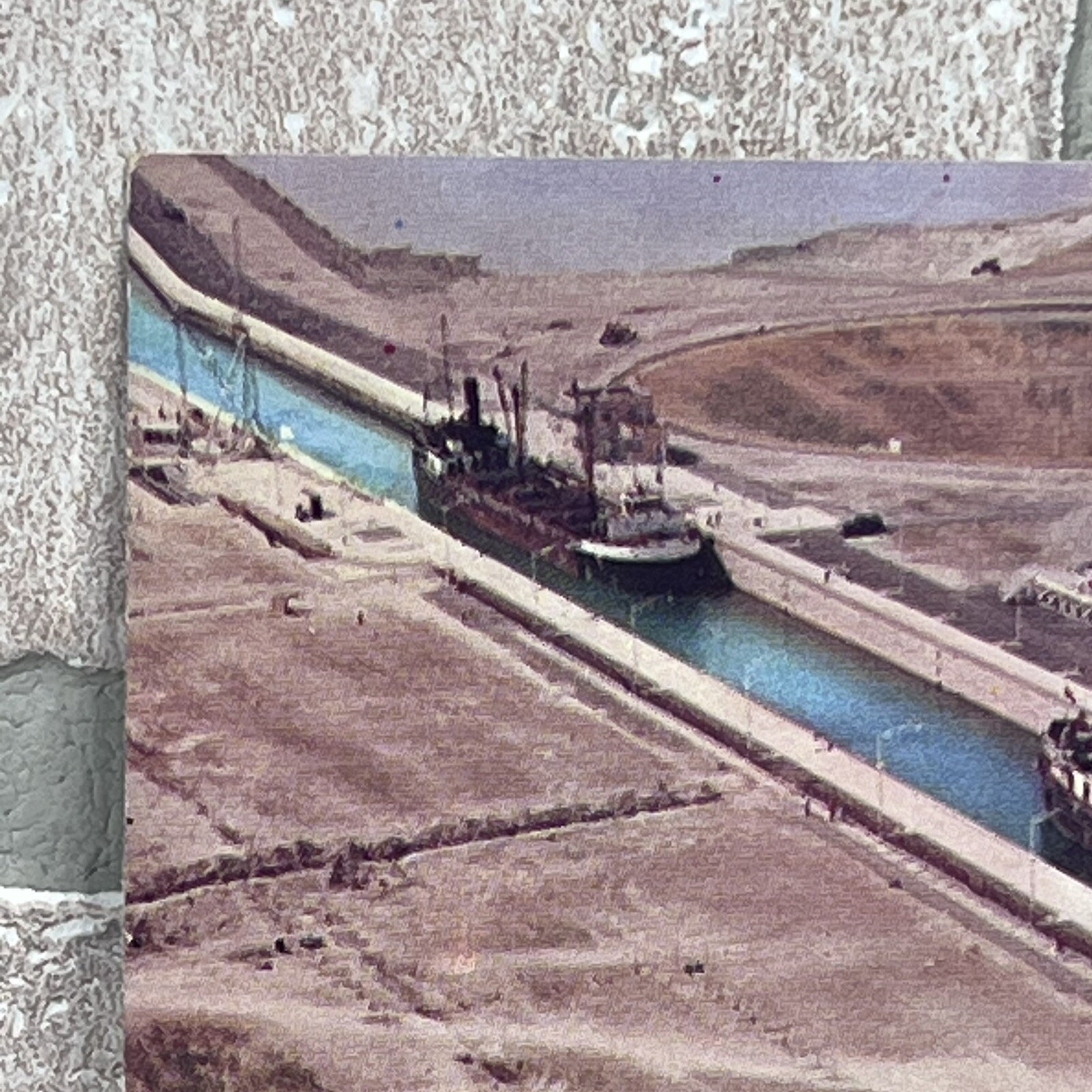 Massena, NY Aerial View Eisenhower Lock on St Lawrence Seaway Vintage ...