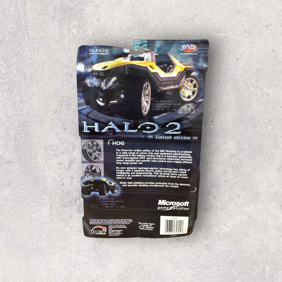 Halo 2 Limited Edition Gold Warthog Hog Action Figure Joyride | eBay
