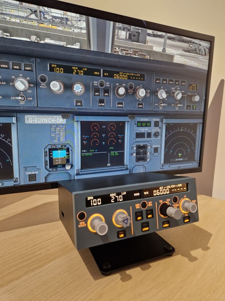 miniFCU & miniEFIS *METAL* Custom Stand/Mount | MSFS | Flight Simulator ...