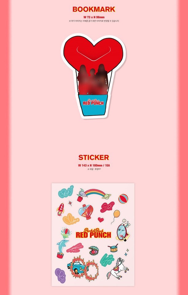 ROCKET PUNCH [RED PUNCH] 2nd Mini Album CD+POSTER+Photo Book+B.Mark ...